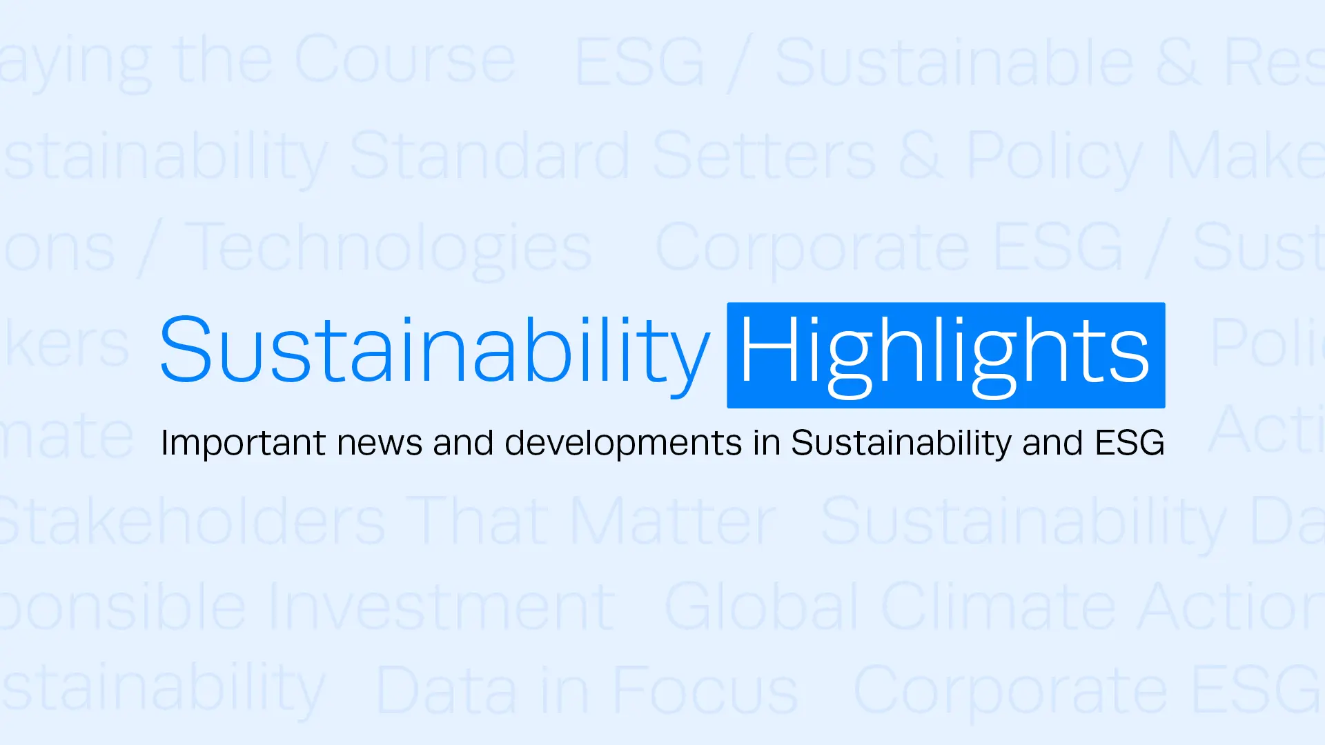 2023 Sustainability Reporting Trends: Mandatory ESG Disclosure